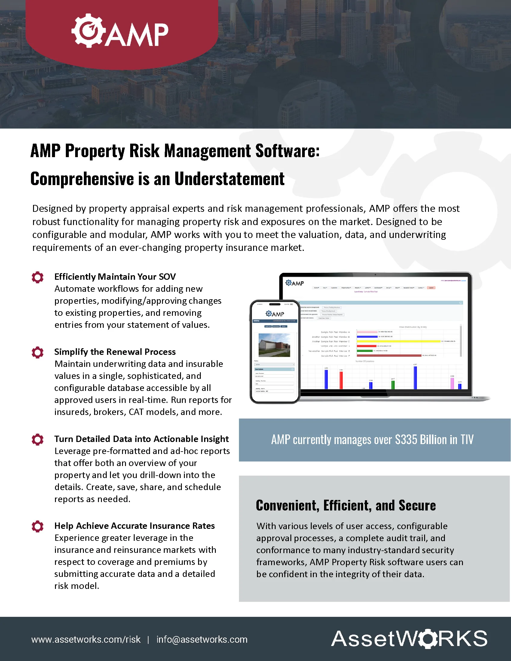 AMP Property Risk Software Solution Sheet - Centurisk