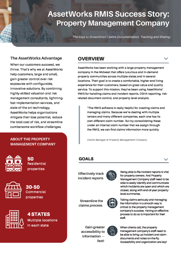 Property Management Company RMIS Solution - Centurisk