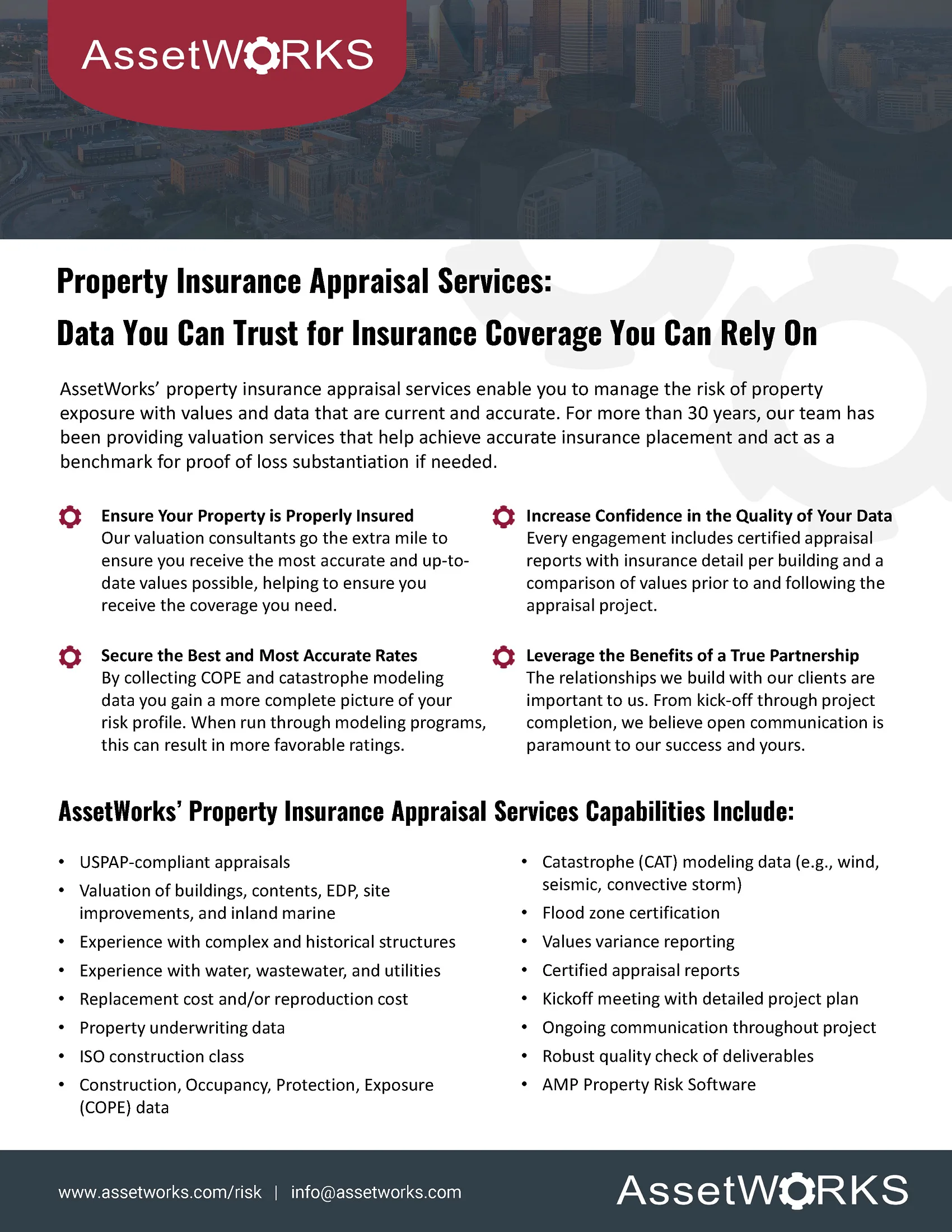 Property Insurance Appraisal Services Solution Sheet - Centurisk